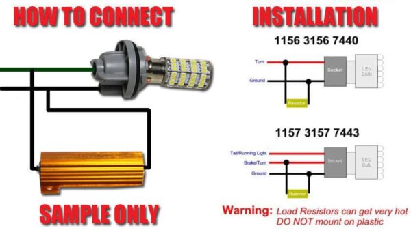 LED Load Resistor 25W 10ohm, Pack of 2 - SoCal LED Lighting, Inc